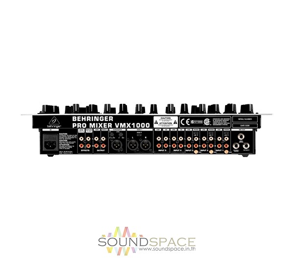 ดีเจมิกเซอร์ BEHRINGER VMX1000 DJ Mixer - soundspacethai.com