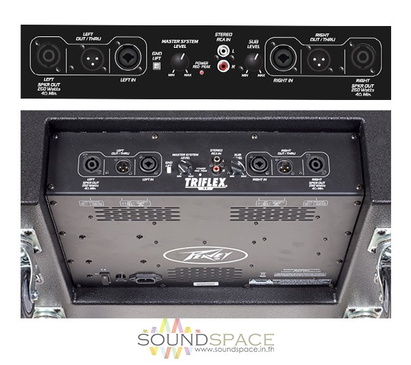 ชุดเครื่องเสียงเคลื่อนที่ PEAVEY TRIFLEX II Portable System ...