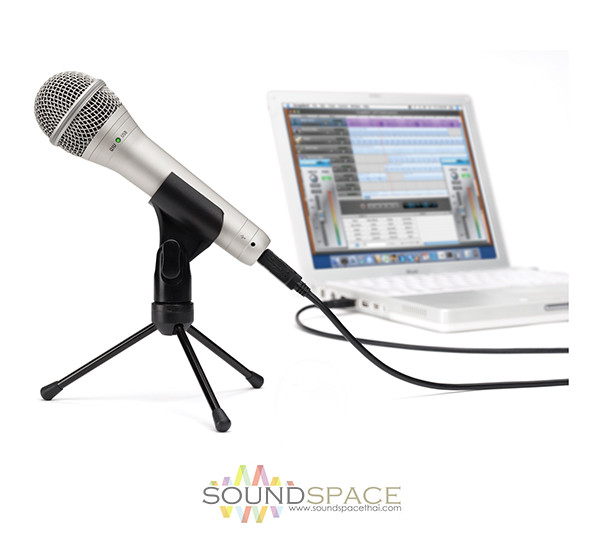 ไมโครโฟน SAMSON Q1U Dynamic USB Microphone - soundspacethai.com
