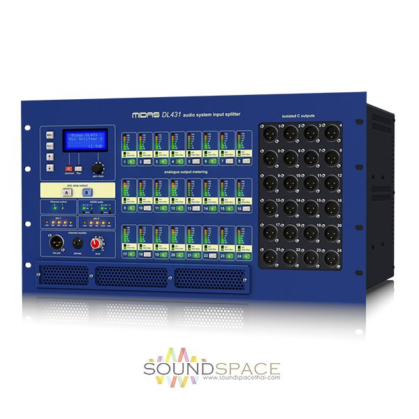 MIDAS DL431 I/O Interfaces Input Splitter Unit - soundspacethai.com