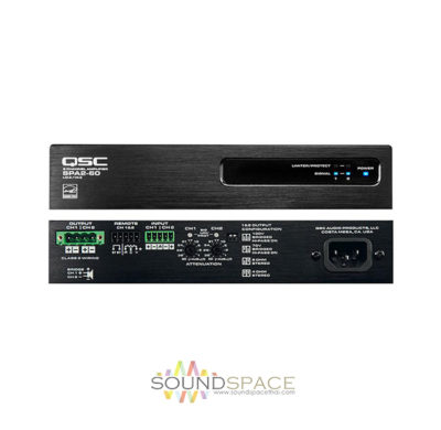 เครื่องขยายเสียง QSC SPA2-60 EnergyStar Power Amplifier ...