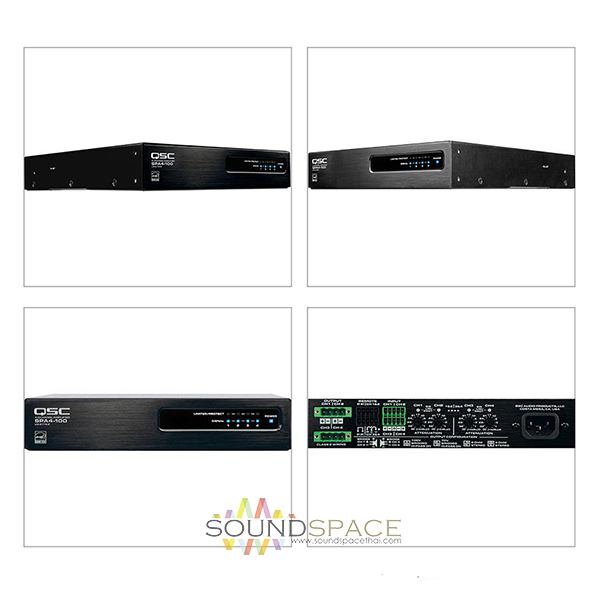 เครื่องขยายเสียง QSC SPA4-100 EnergyStar Power Amplifier ...