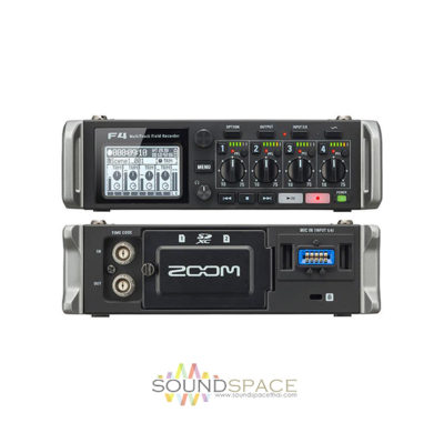 เครื่องอัดเสียงพกพา Zoom F4 Multi-Track Field Recorder - soundspacethai.com